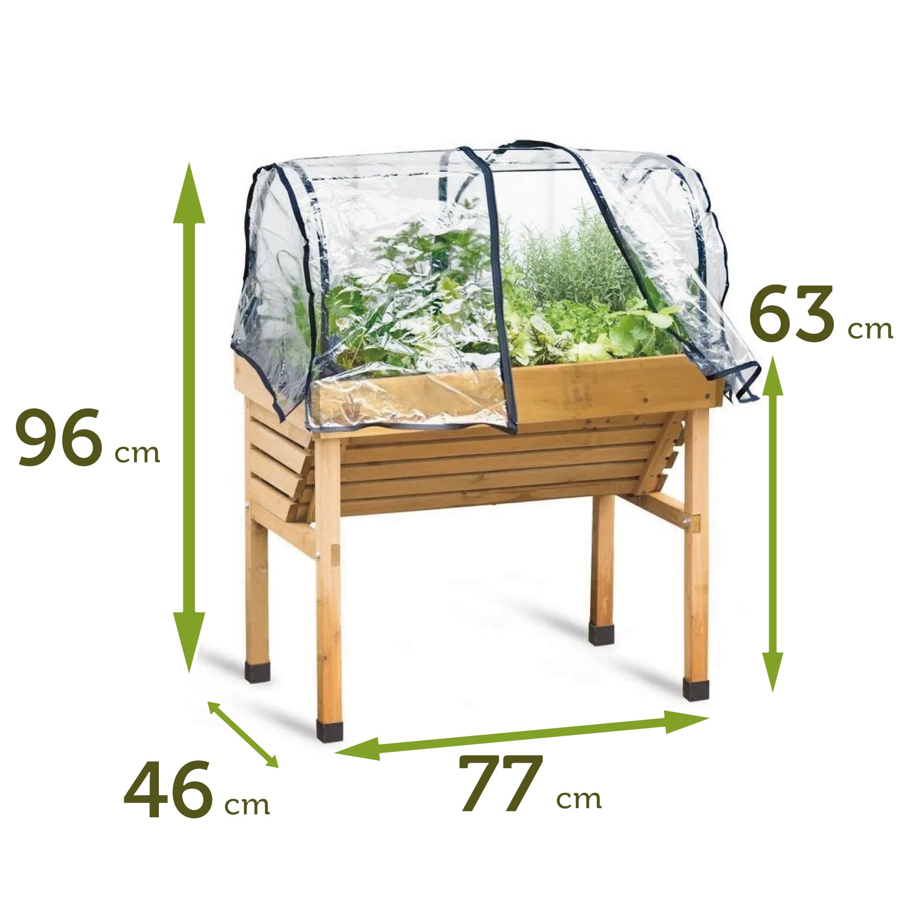 VegTrug® WallHugger Set S - Hochbeet-Set inklusive Haube — Mattenlager