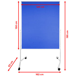 Metaplanwand UP | Doppelseitig | Mit Rollen | Erhältlich in 4 Farben ...