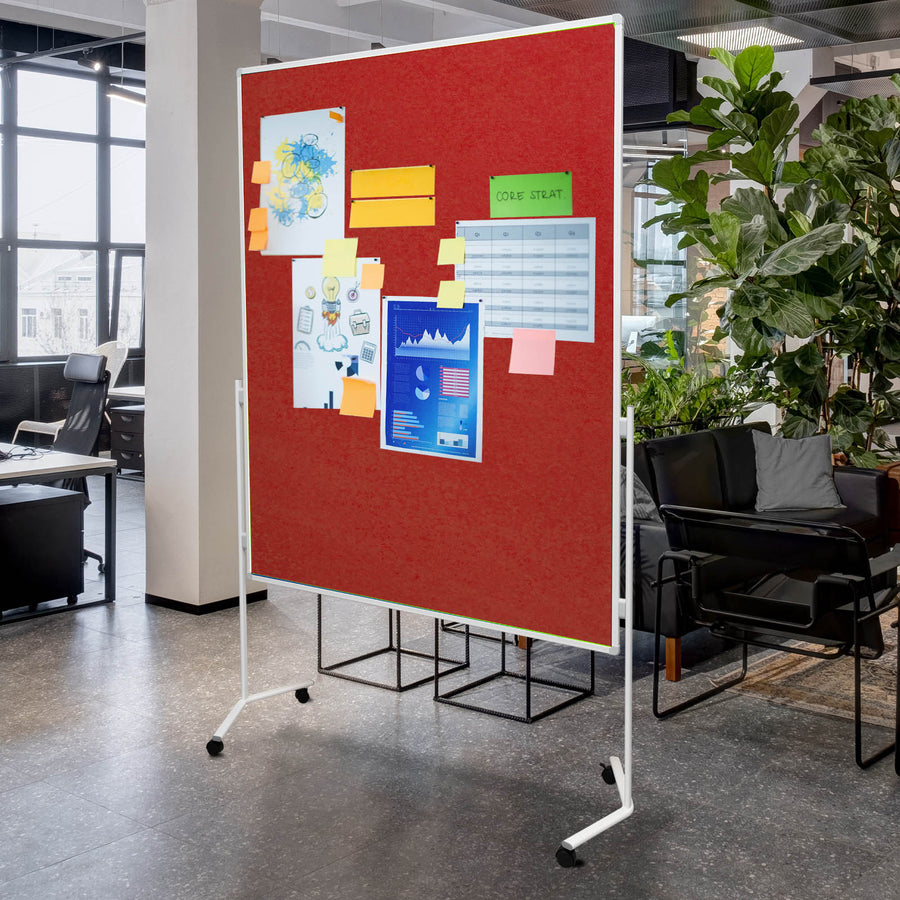 Metaplanwand UP | Doppelseitig | Mit Rollen | Erhältlich in 4 Farben ...