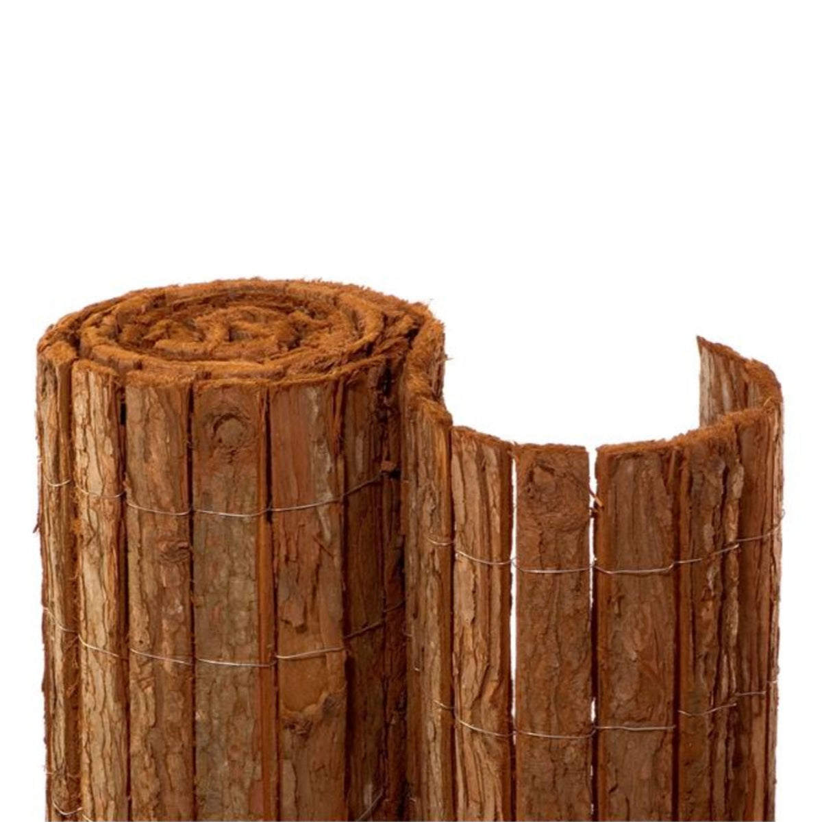 BREGA bark mat - Sustainable privacy screen made from bark strips ...