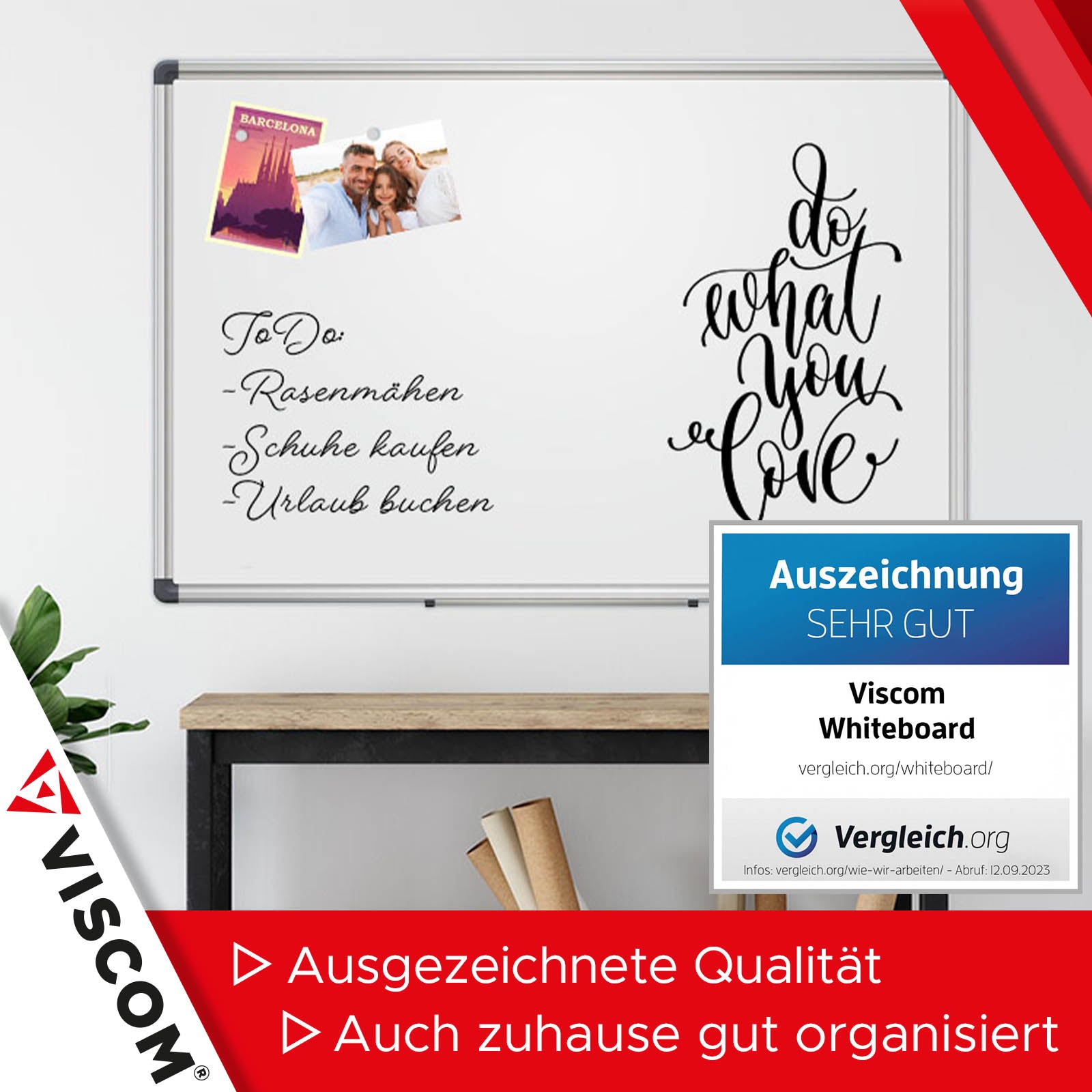 Whiteboard MATCH CLASSIC - magnetisch — Mattenlager