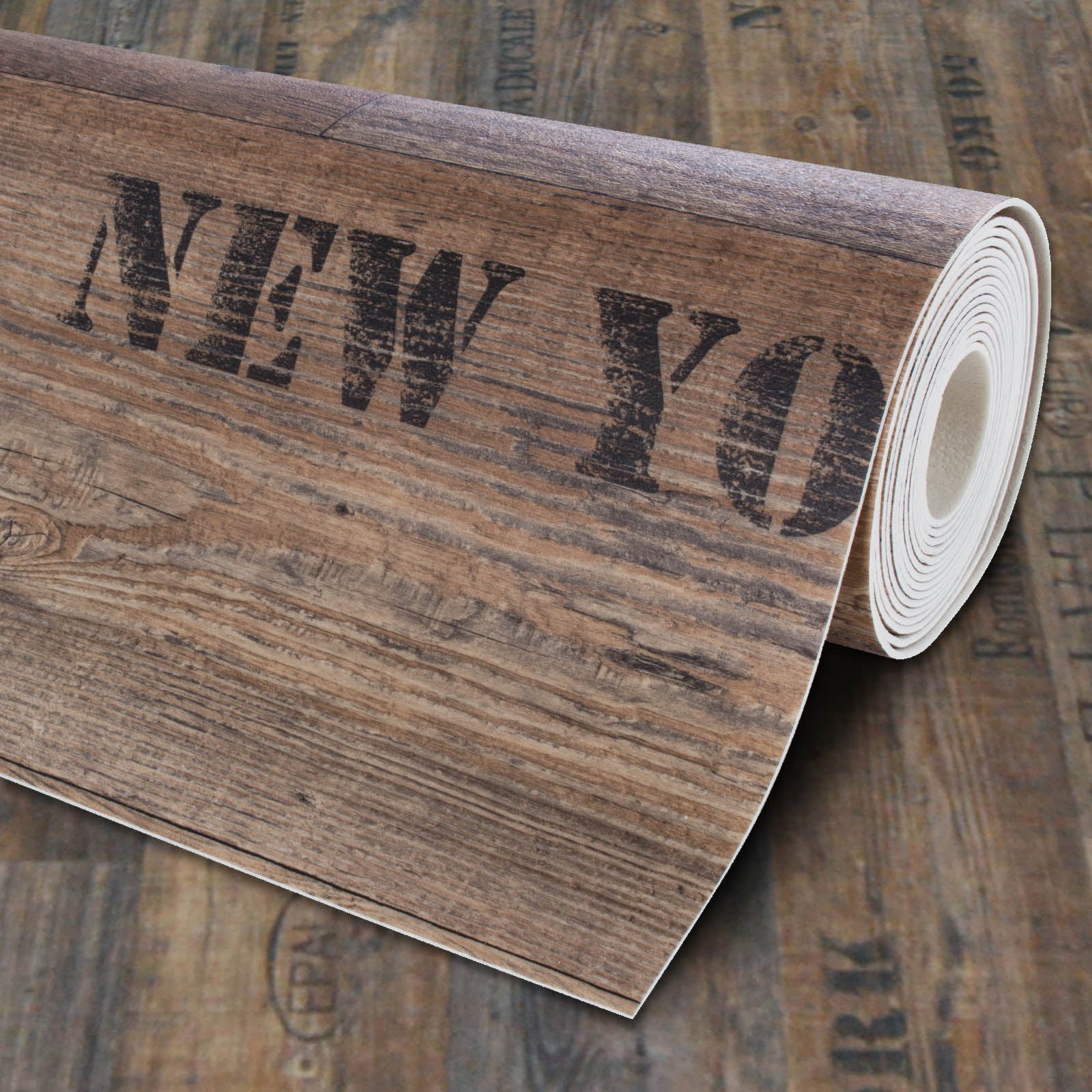 PVC-Bodenbelag NAVIO - in Vintage-Holzoptik — Mattenlager